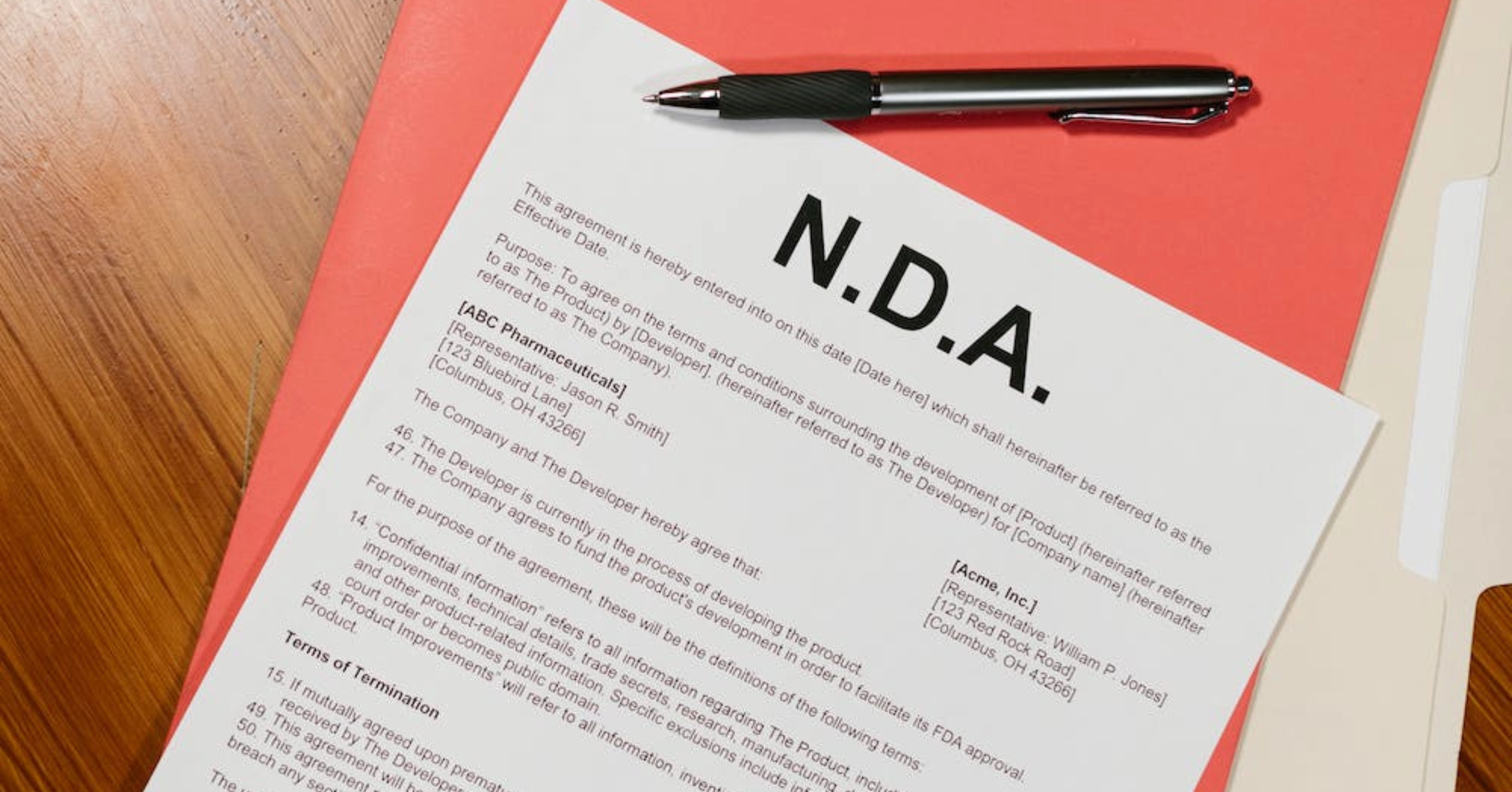 Vertraulichkeitsvereinbarung - Vorlage kostenlos zum Download